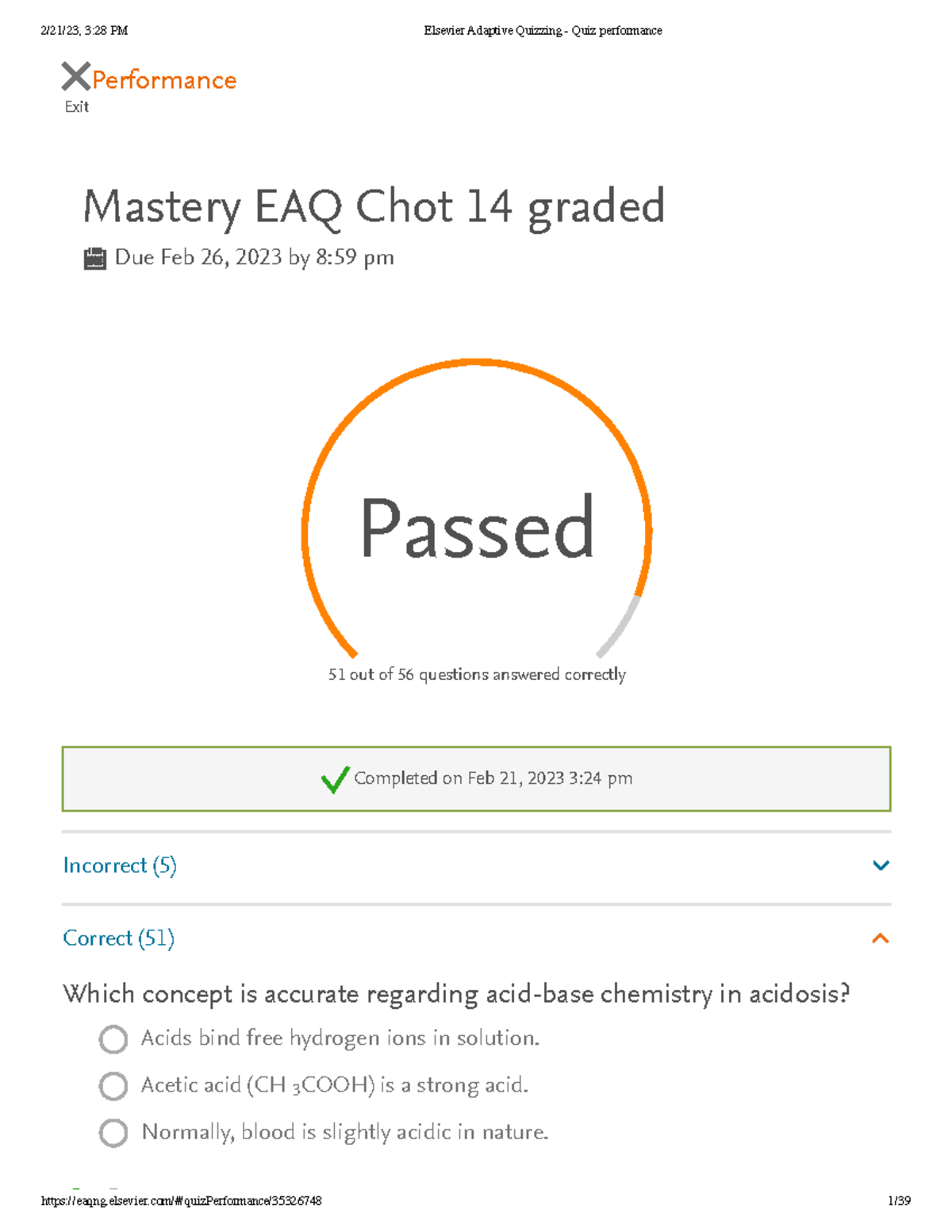 Chapter 14 MS - eaq - ####### Exit Performance Mastery EAQ Chot 14 ...