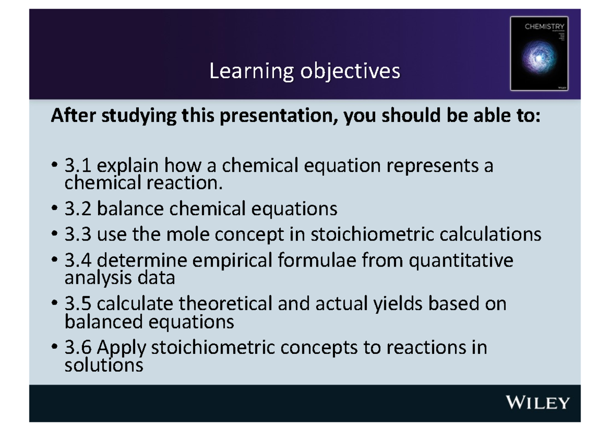 Lec 1.3 - lecture slides 1.3 - Learning objectives After studying this ...