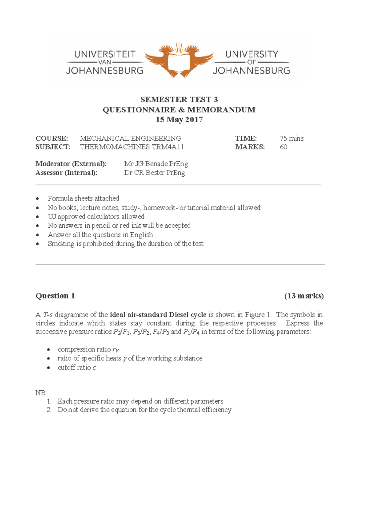 Test 3 2017 memo - Test 3 2017 memo - ! " # $% && && ! # # - Studocu