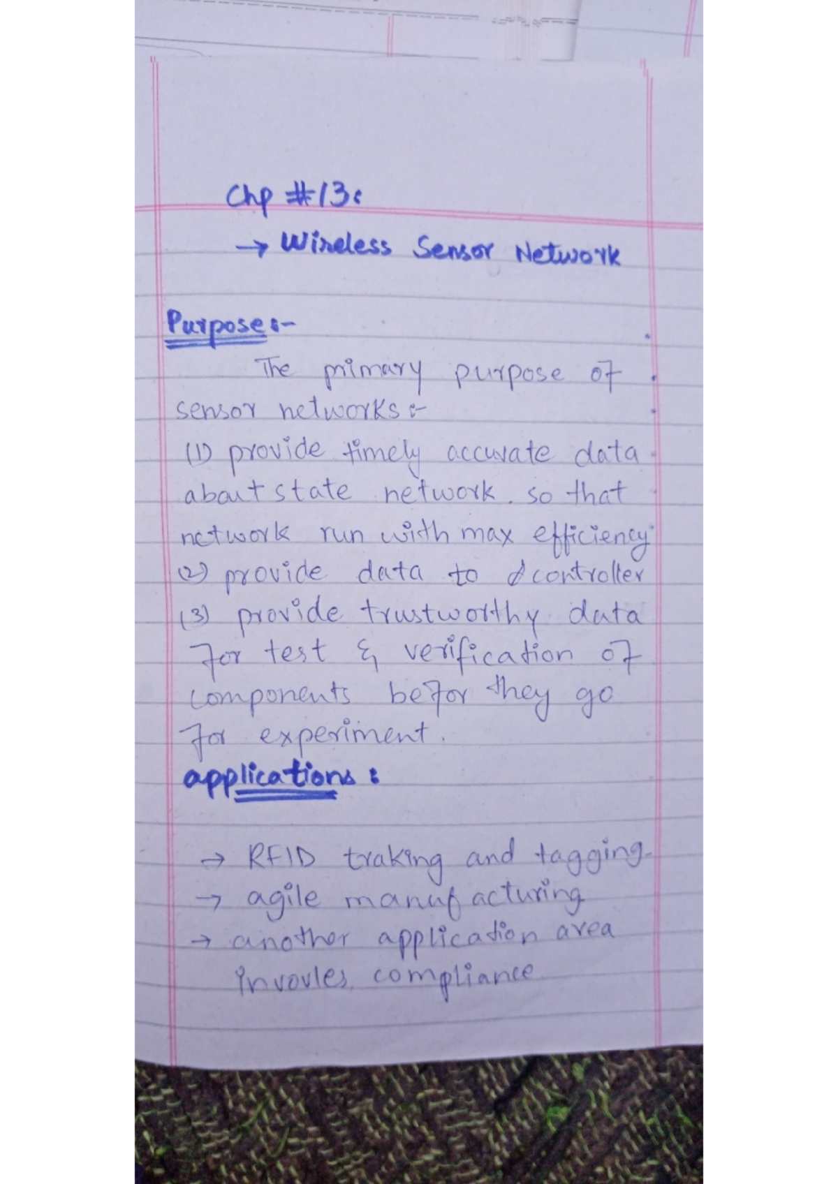 Chp 13 n 12 of mobile networks - Chp wireless Sensor Network The ...