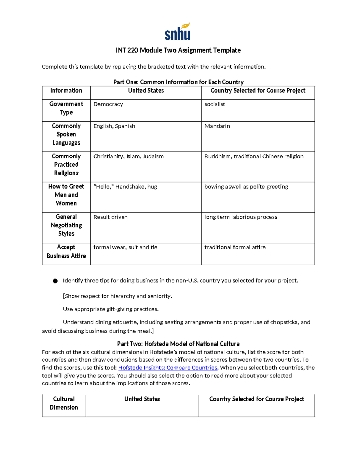 INT 220 Module Two Assignment Template - INT 220 Module Two Assignment ...