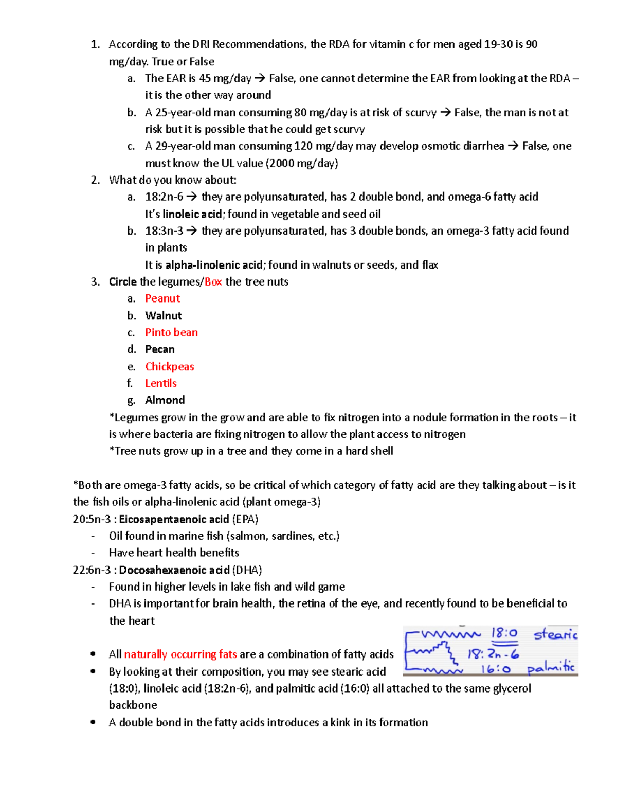 L5 Trans Fat - notes - According to the DRI Recommendations, the RDA ...