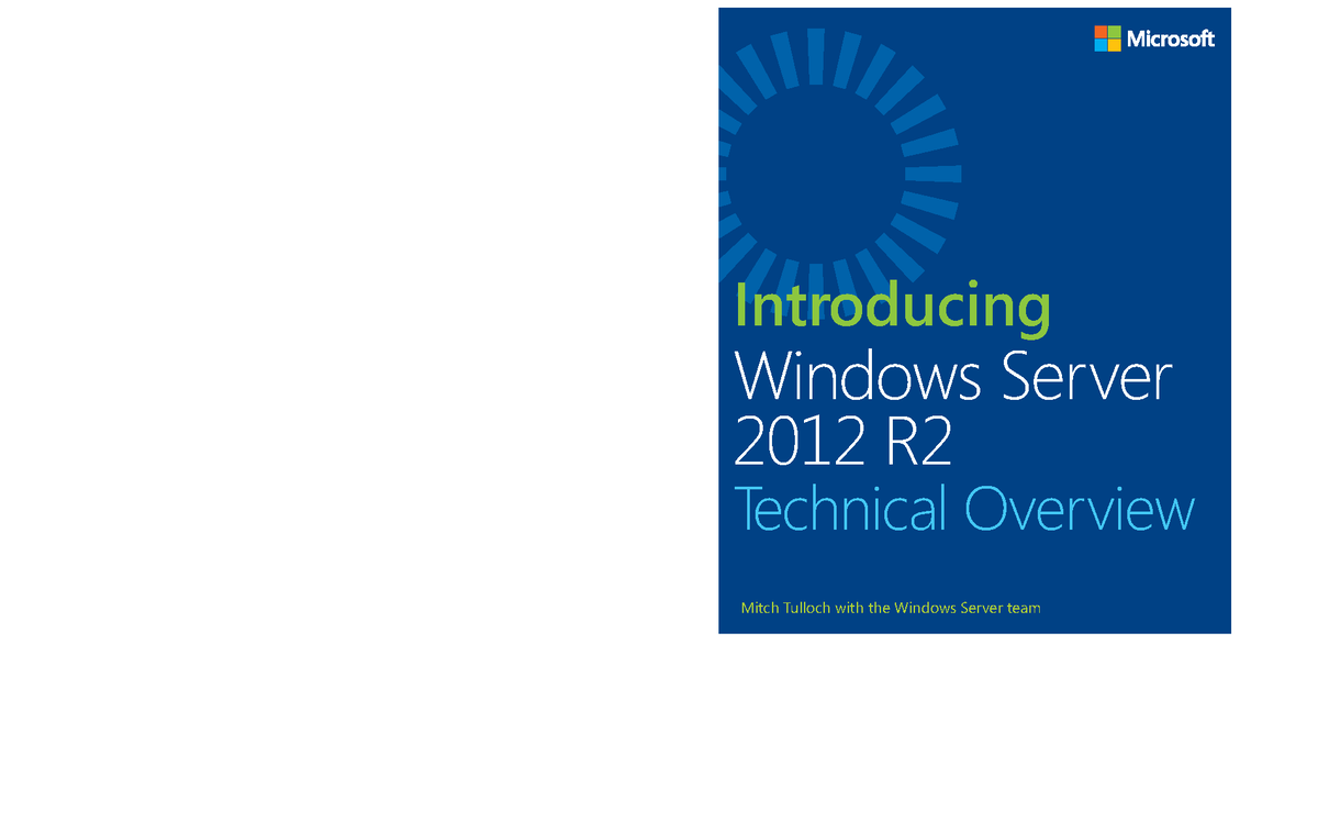 Microsoft Press Ebook Introducing Windows Server 2012 R2 PDF - Introducing Windows Server 2012 R ...