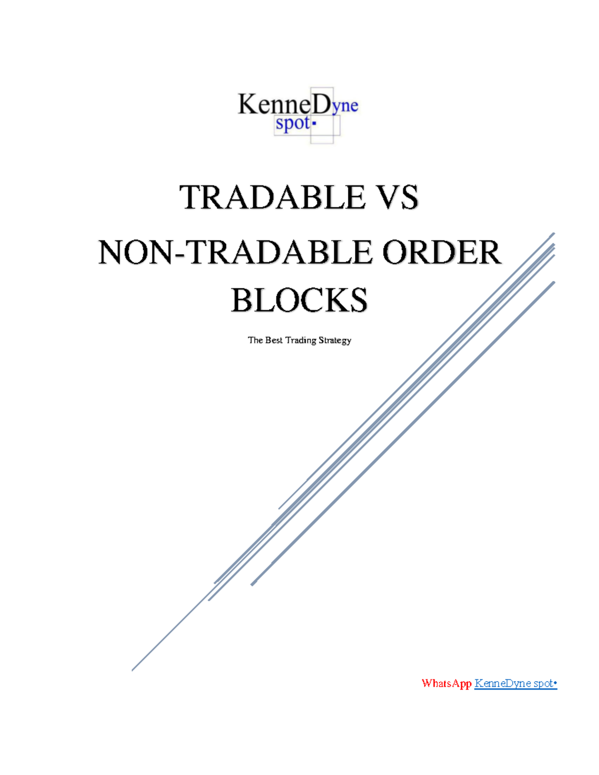 Tradable Order Blocks - report - TRADABLE VS NON-TRADABLE ORDER BLOCKS ...
