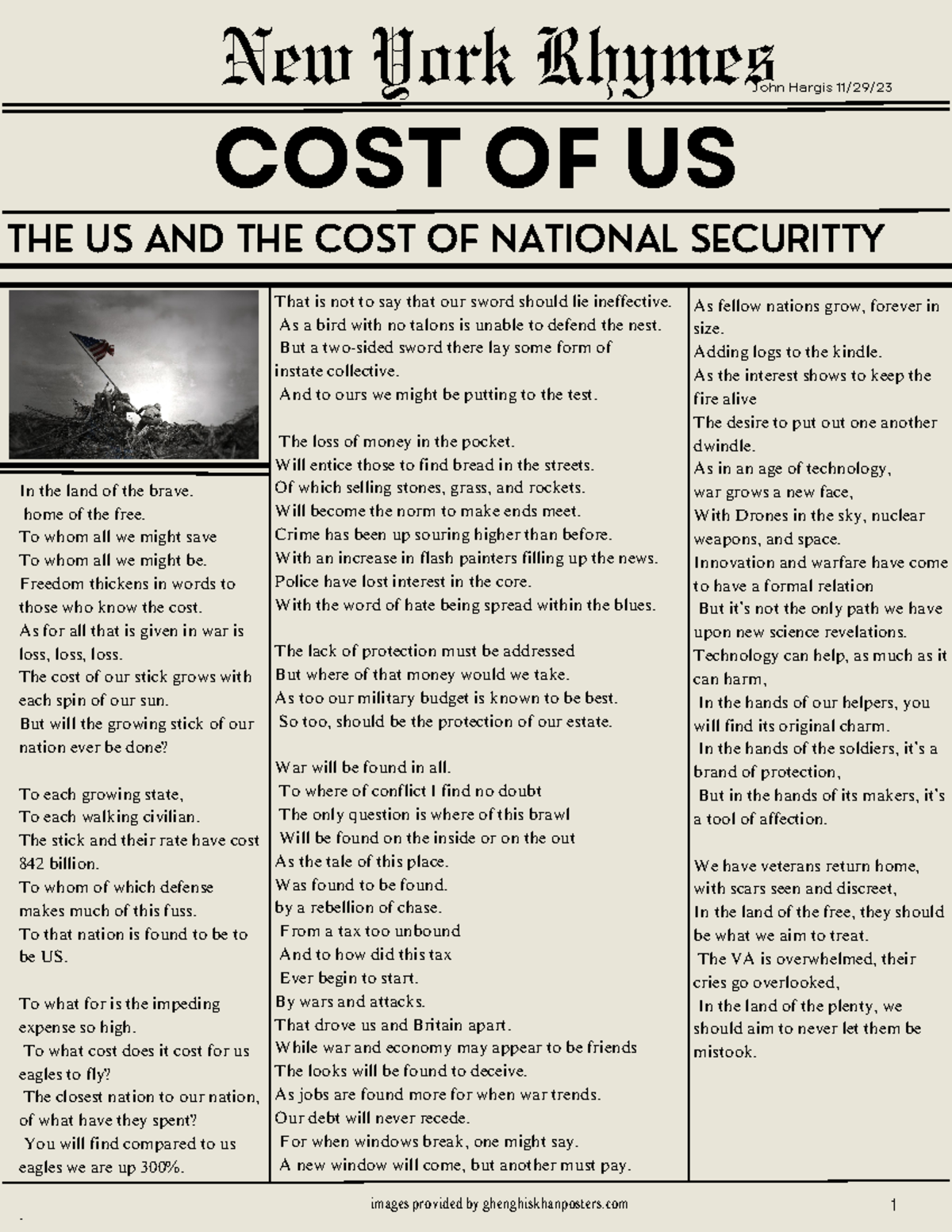 New York Rhymes - A beautiful poem of sorts - That is not to say that ...