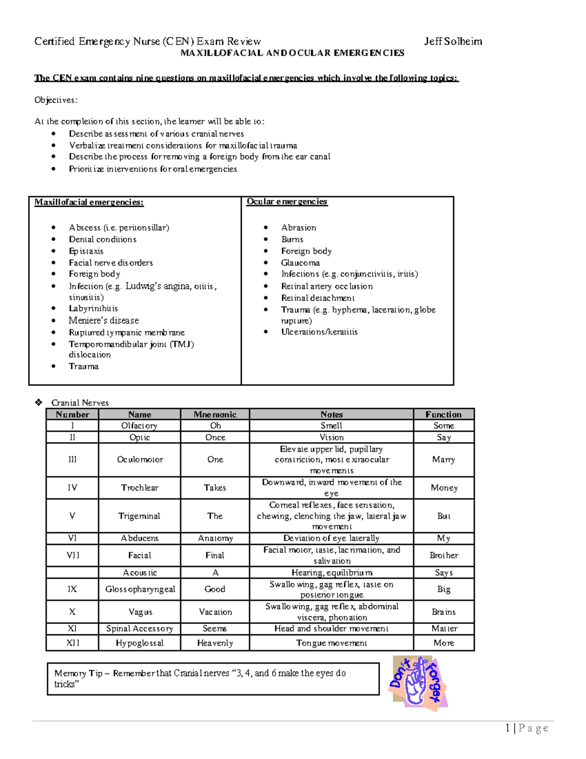 CEN8 Maxillofacial Ocular Infectious Diseases - MAXILLOFACIAL AND ...