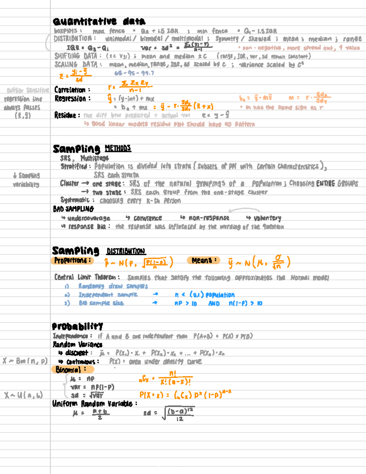 Stat200 Cheat sheet - © m a t h p o l a t e. c o m Powered by TCPDF ...