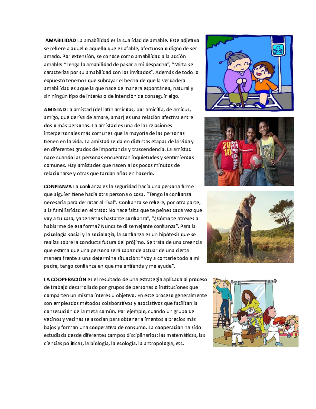 Amabilidad La amabilidad es la cualidad de amable - AMABILIDAD La ...