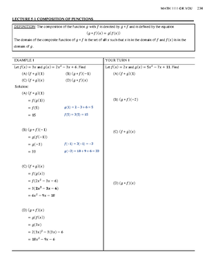 Practice Test 5 - questions and answers - MATH 1111 COLLEGE ALGEBRA ...