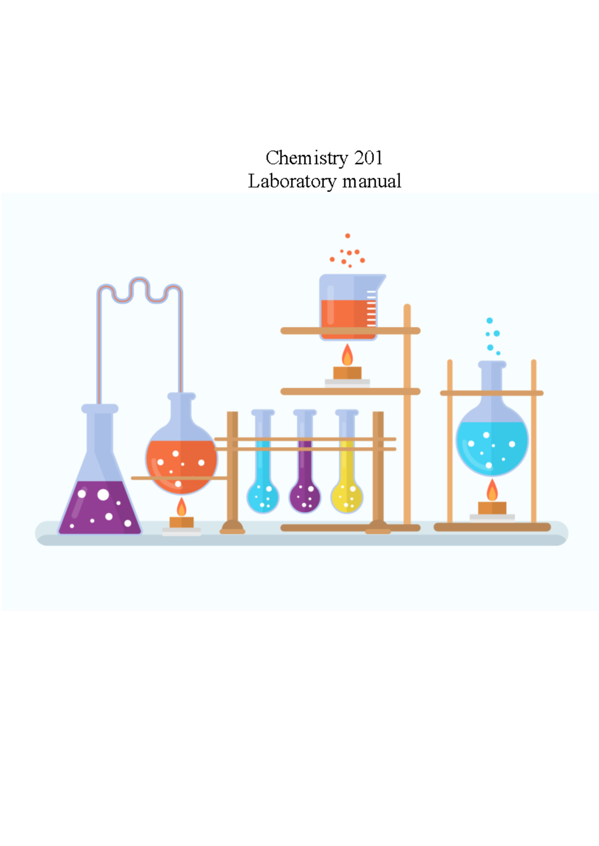 CHE 211 Lab Manual - Chemistry 201 Laboratory manual Table of contents ...