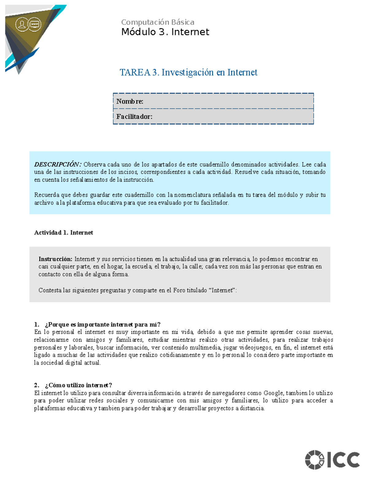 Tarea Módulo 3 - Lorem Ipsum is simply dummy text of the printing and ...