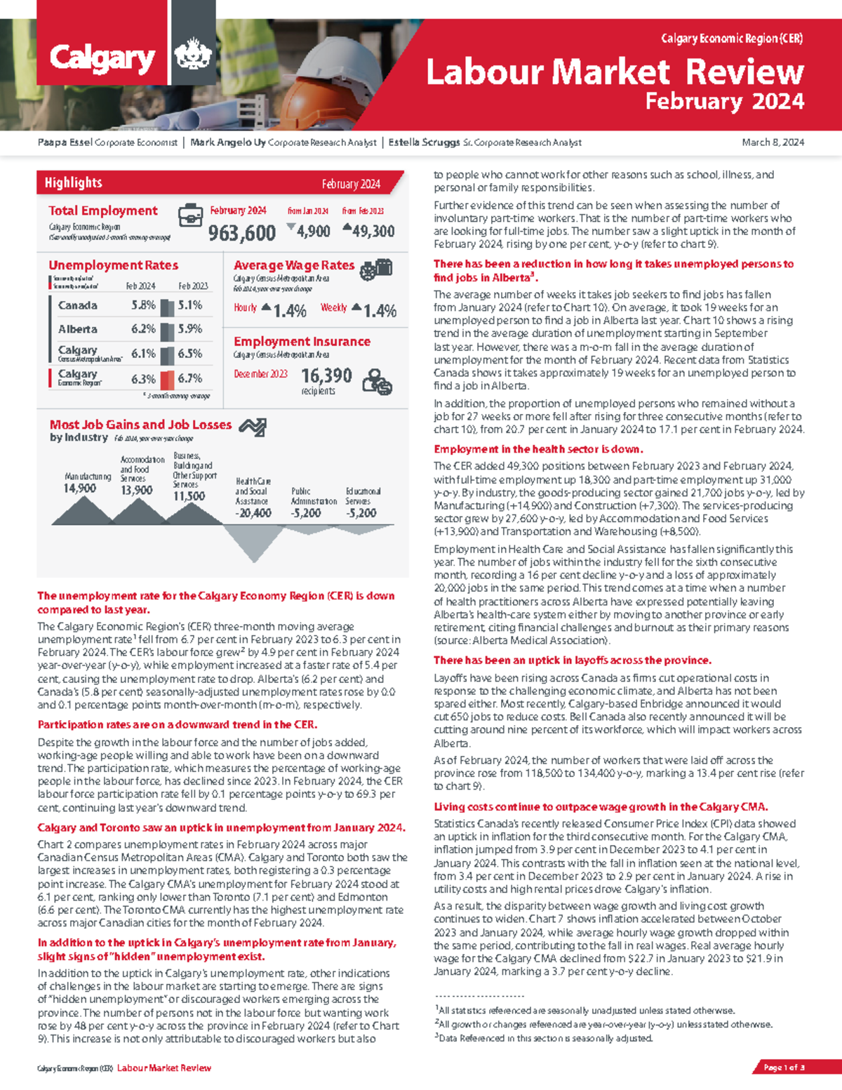 Labour market review 2024 02 - Labour Market Review February 2024 ...