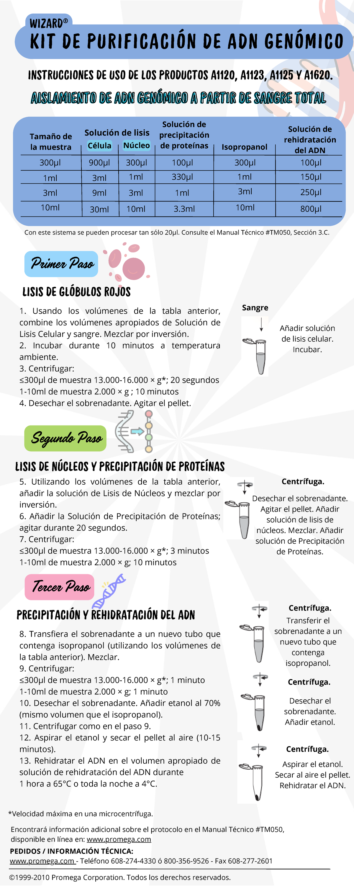 Aislamiento de ADN genómico a partir de sangre total - Solución de ...