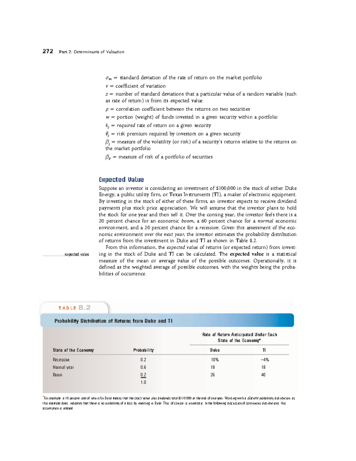 Contemporary financial management 102 - m ¼ standard deviation of the ...