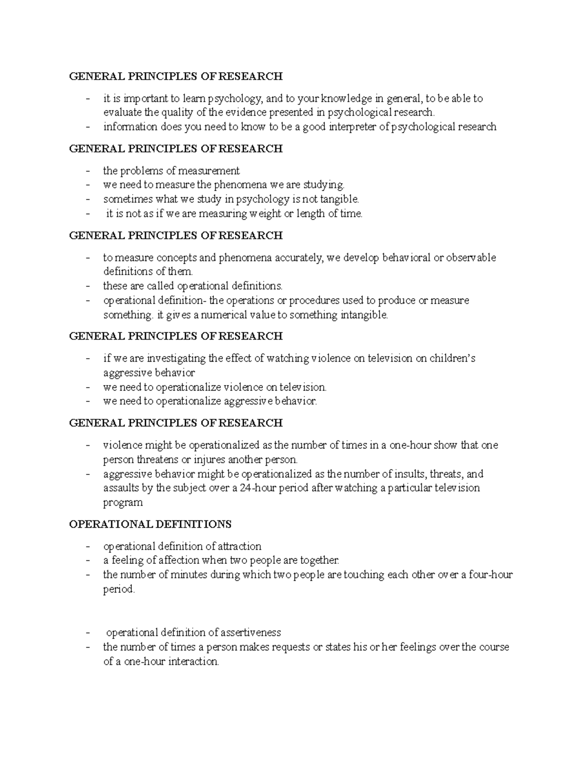 General Principles OF Research Notes 1 - GENERAL PRINCIPLES OF RESEARCH ...