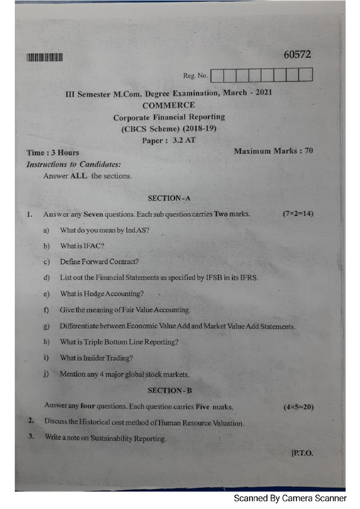 Corporate Financial Reporting - M.com - Studocu