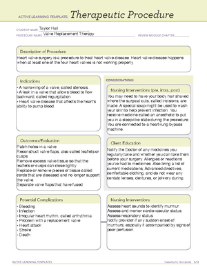 System Disorder Template Cardiomyopathy - ACTIVE LEARNING TEMPLATES ...