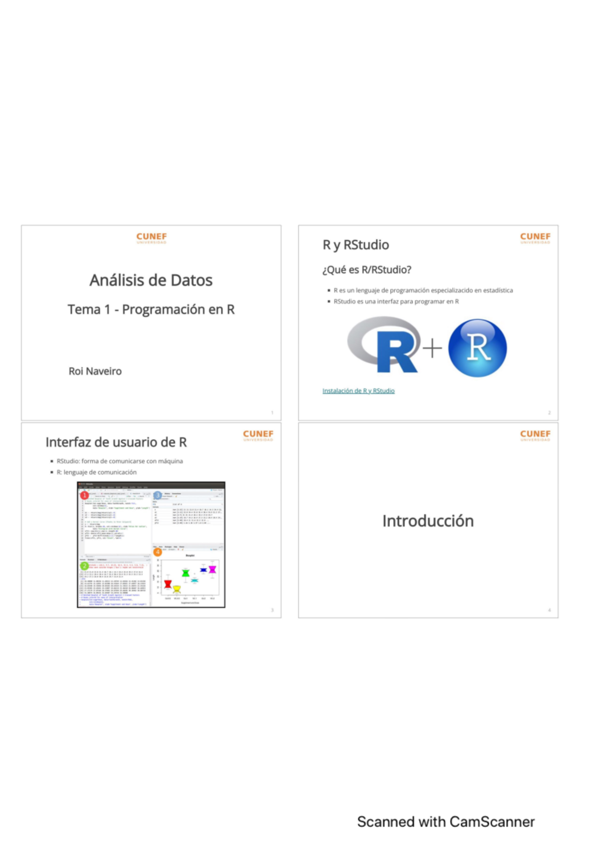 Tema 1 - Análisis de Datos ADE bilingue - Studocu
