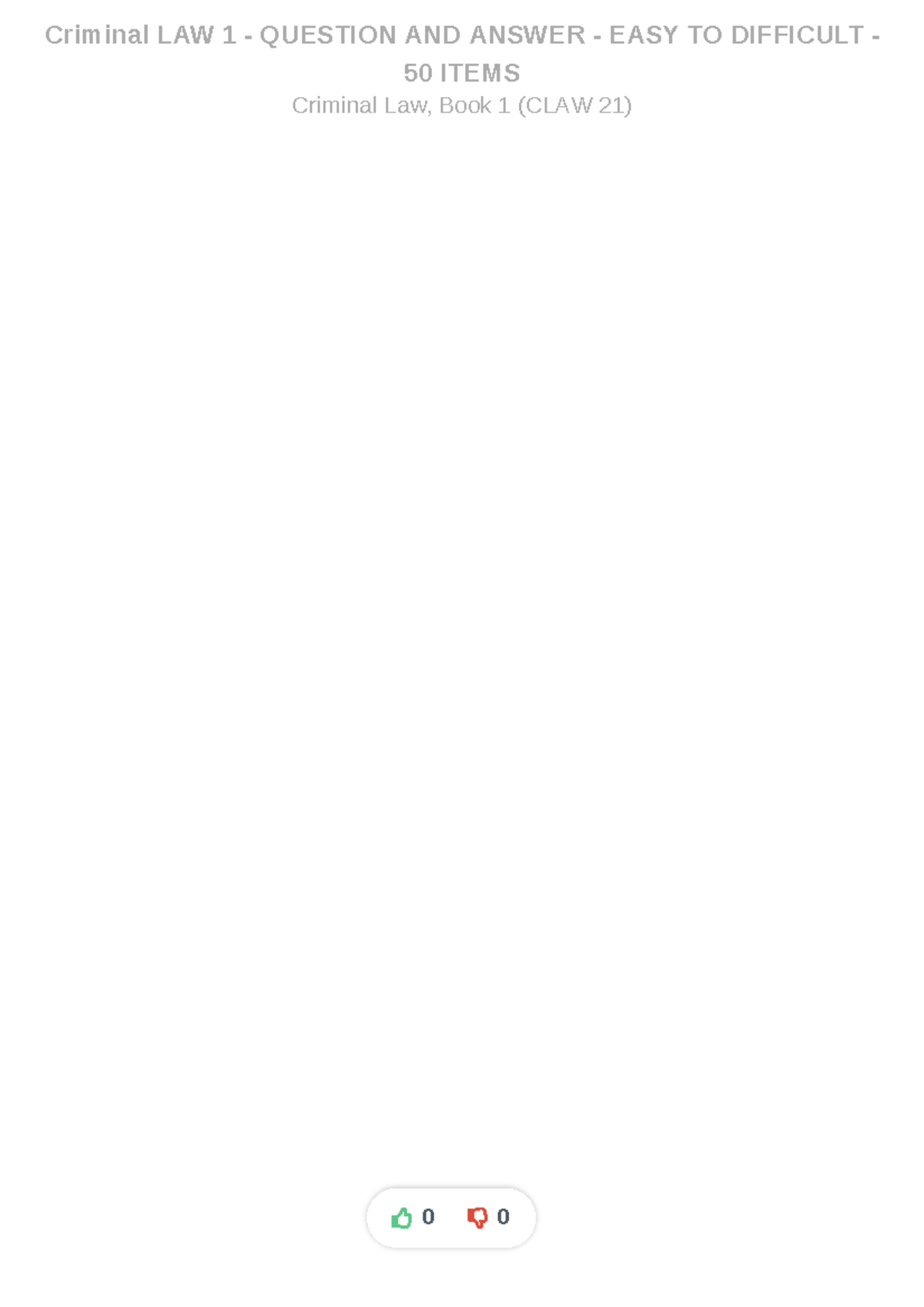 Criminal-law-1-question-and-answer-easy-to-difficult-50-items compress ...