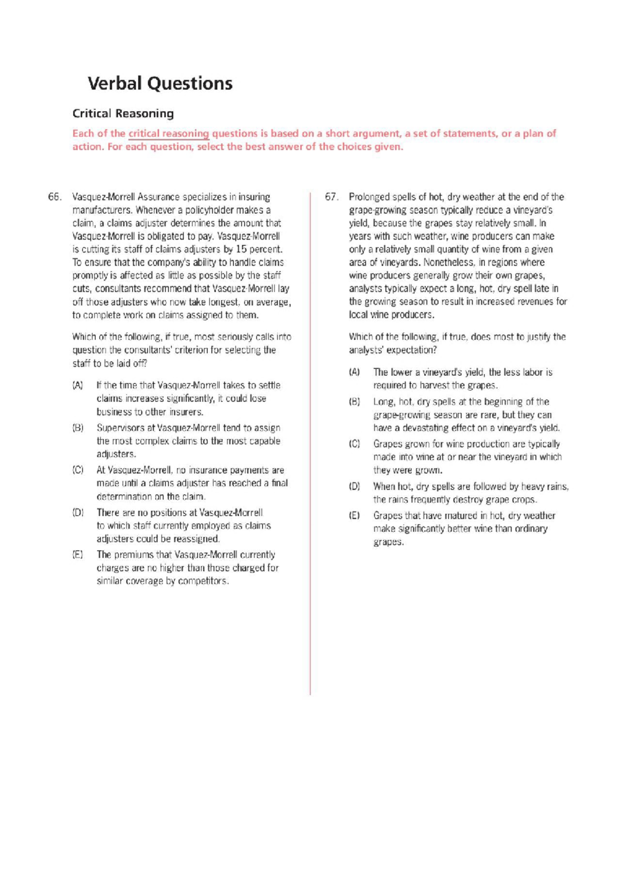 GMAT Verbal Sample Paper 2 - Mobile Communication Engg. - KIIT ...