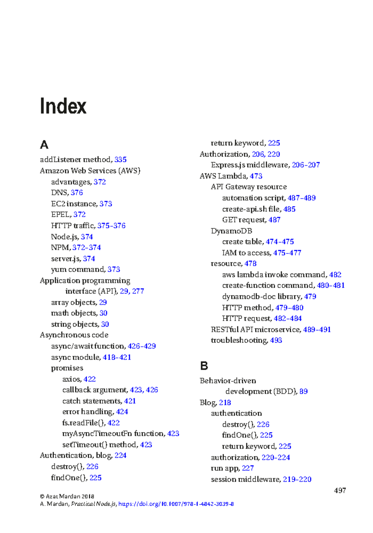 Practical Node Js-103 - A B DerbyJS L storing blog data, Mongoskin © Azat Mardan A. Mardan ...