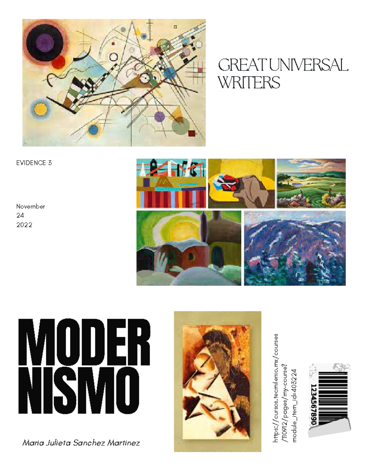 Evidence 3 Great Universal Writers - MODER NISMO EVIDENCE 3 November 24 ...