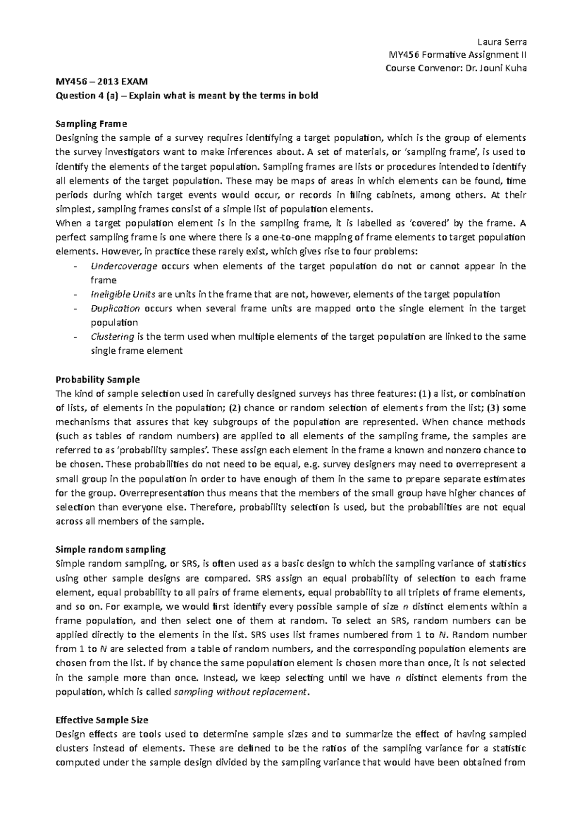 MY456 formative assignment II - Laura Serra - MY456 Formative ...