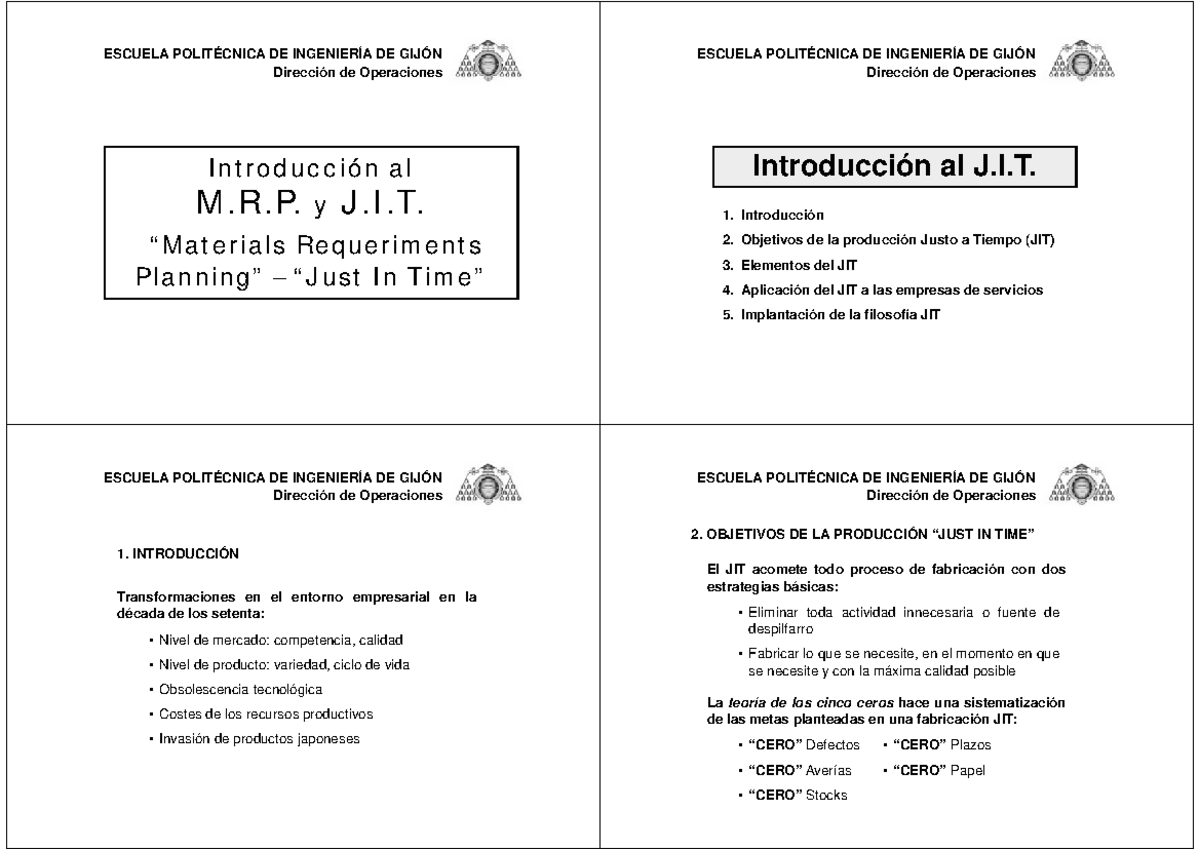 MRP-JIT (Teoría-DO-Grado) - Introducción al M.R. y J.I. “Materials ...