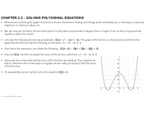 MHF4U - 2017 F - Ch. 1.1 - Power Functions - CHAPTER 1 – FUNCTIONS ...