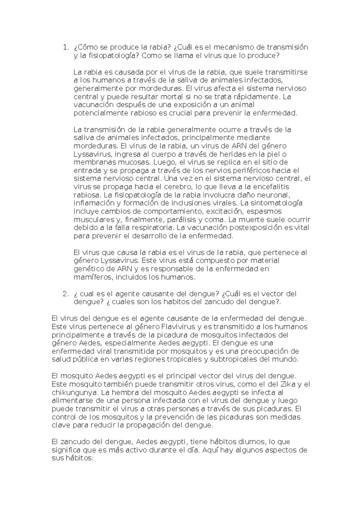 Cómo se produce la rabia - 1. ¿Cómo se produce la rabia? ¿Cuál es el ...