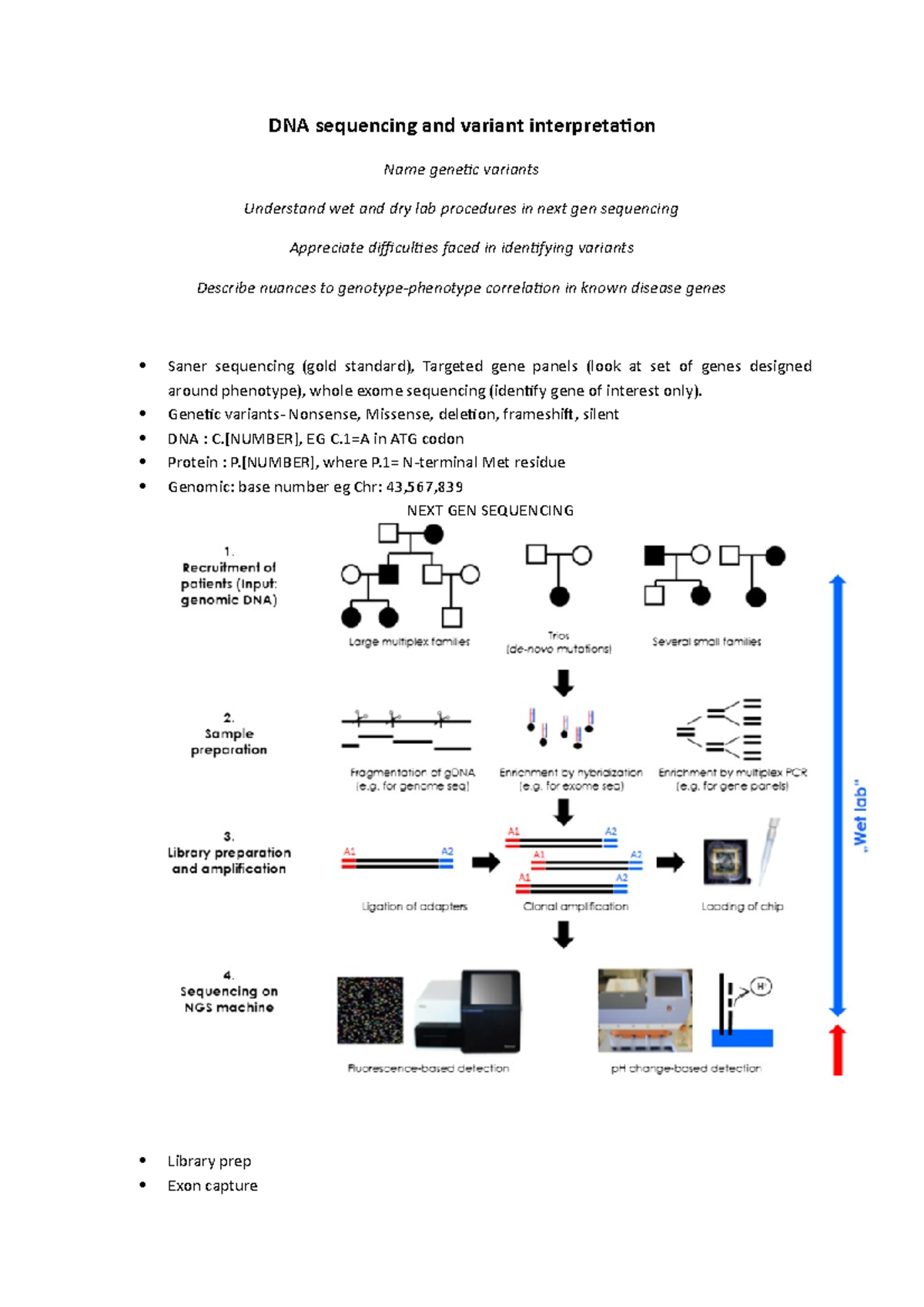 Identifying and interpreting variants - DNA sequencing and variant ...