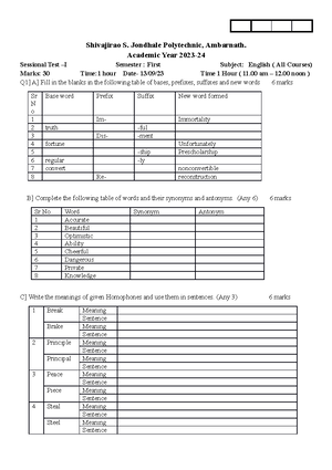 Reading Exercise 3 (Note-taking) - Reading: Exercise 3 (Note-taking) Exercise 3 of Paper 1 is a ...