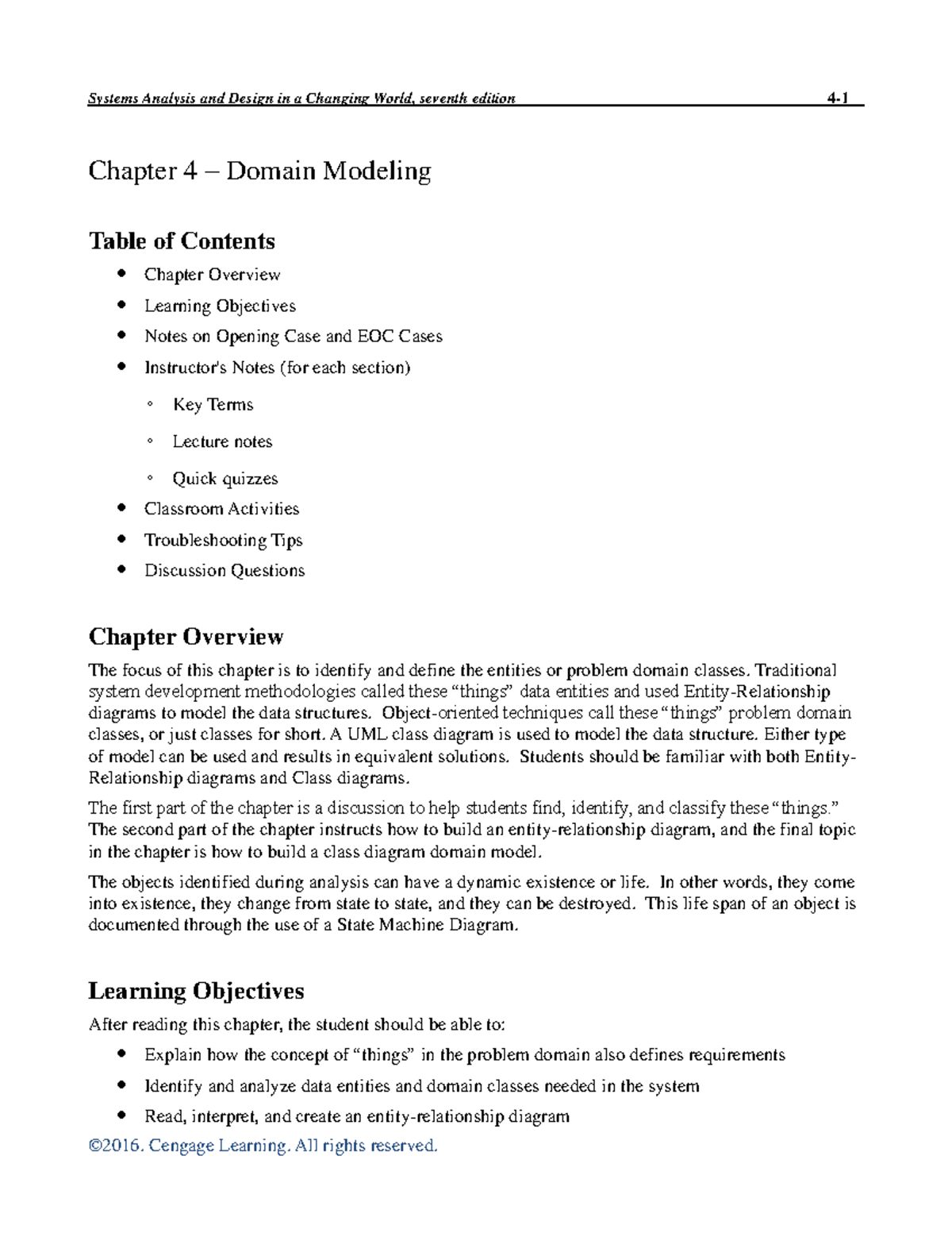 CH4 Practiceim-7ed-Chapter 04 - Chapter 4 3 Domain Modeling Table of ...