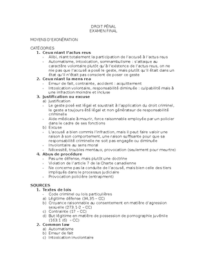 Feuille de notes final - amissi manirabona - DRT 1505 - UdeM - Studocu