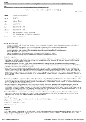 Section 189 Standard Operating Procedure - SECTION 189A RETRENCHMENT ...