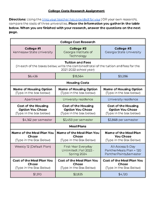 Auto Loans Activity - NGPF Activity Bank Types of Credit Spanish ...