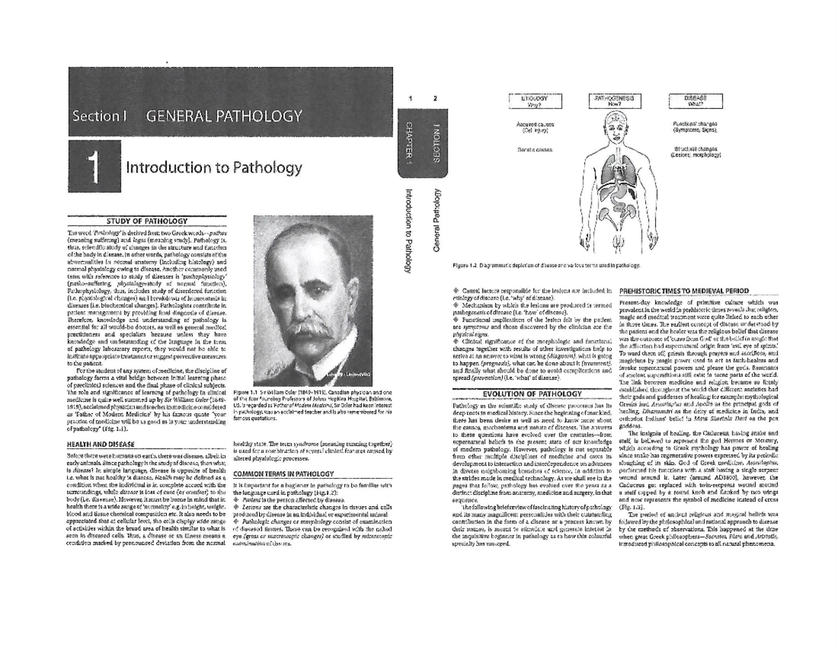 Genpath-CHAP1-SEC1 - Histopath lec history - 1 2 ETIOLOGY PATHOGENESIS ...