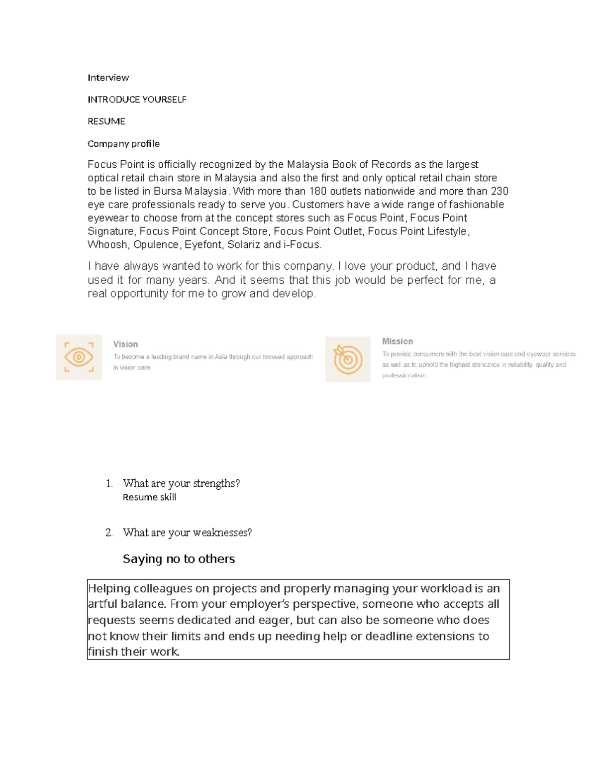 Interview - Summary Intensive English Programme (IEP) & IELTS ...