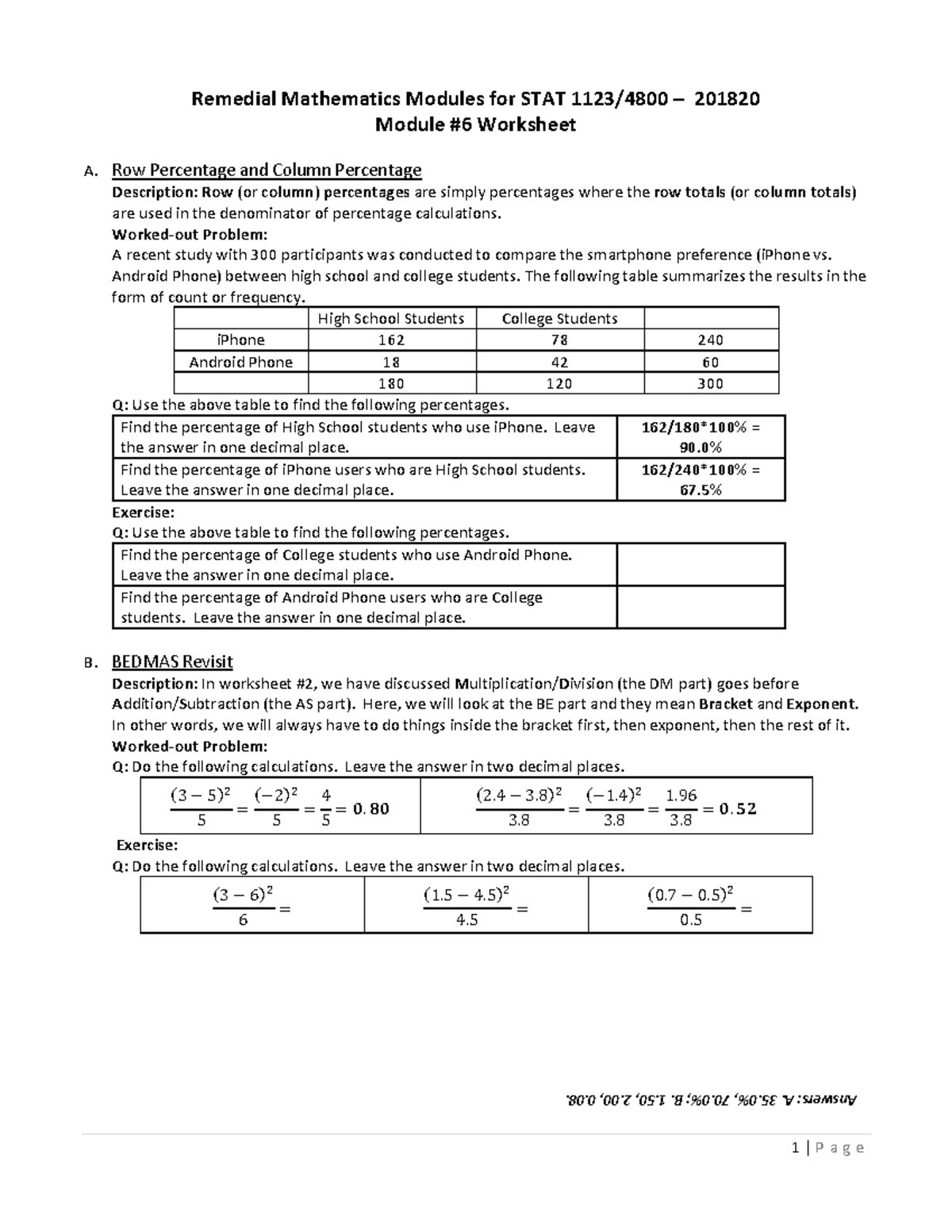 Worksho-math06 - Worksho-math06 - 1 | Page Remedial Mathematics Modules ...