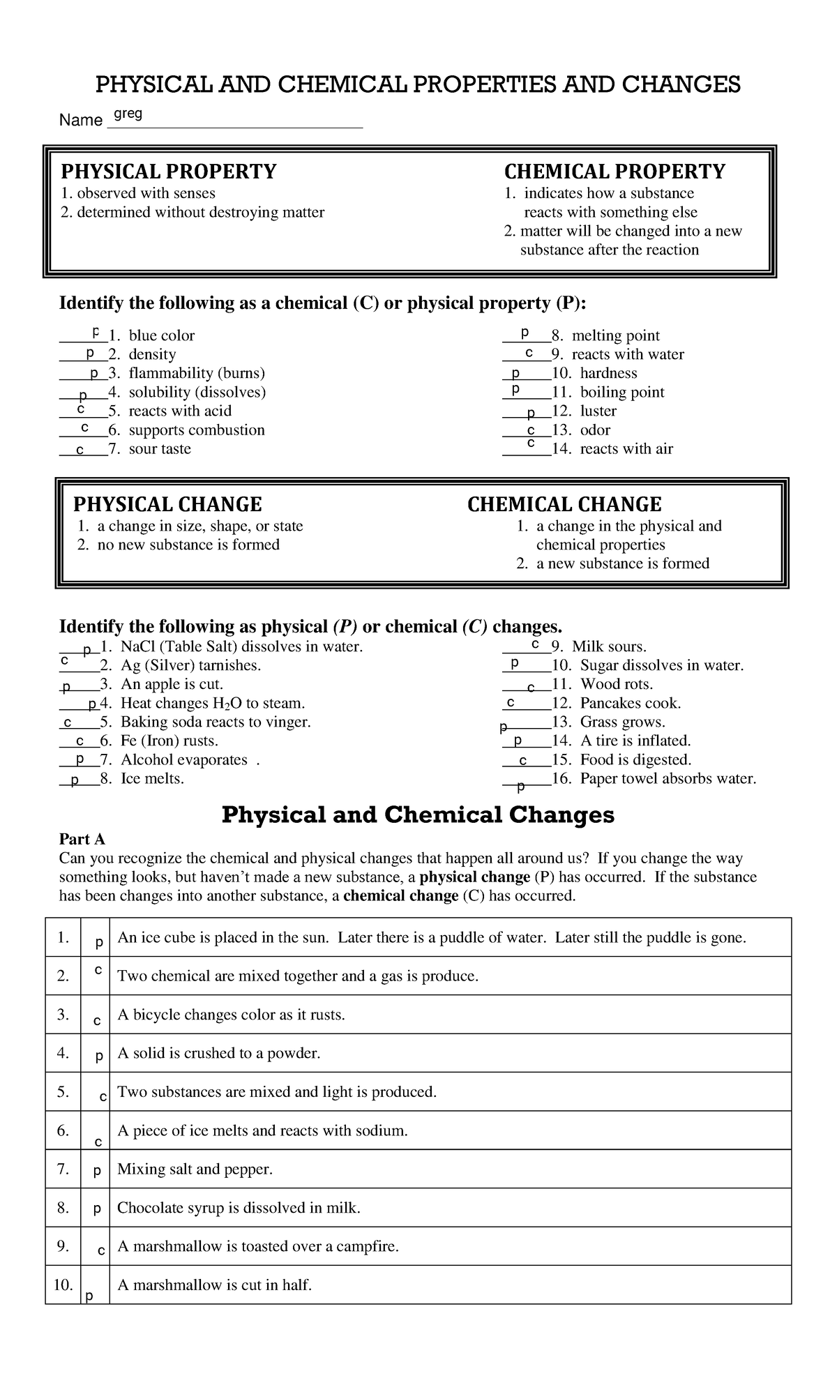 Kami Export - Chemical and Physical Changes Sub - PHYSICAL PROPERTY ...