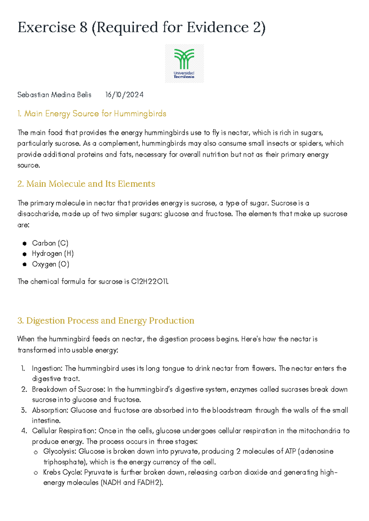 Exercise 8 (Required for Evidence 2) - Exercise 8 (Required for ...