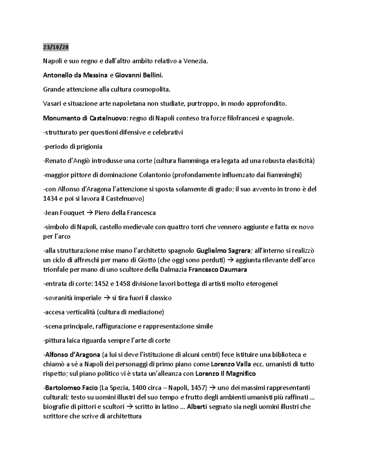 Lezione 12 - Colantonio, Antonello da Messina, Giovanni Bellini - 23/10 ...