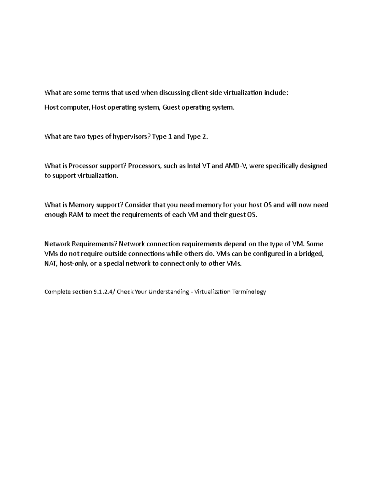 Isaiah Odunsi - Chapter 9B Class Activity ( Computer Tia A+) - What are ...