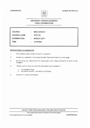 AQU117 - Practice - Applied Sciences - Studocu