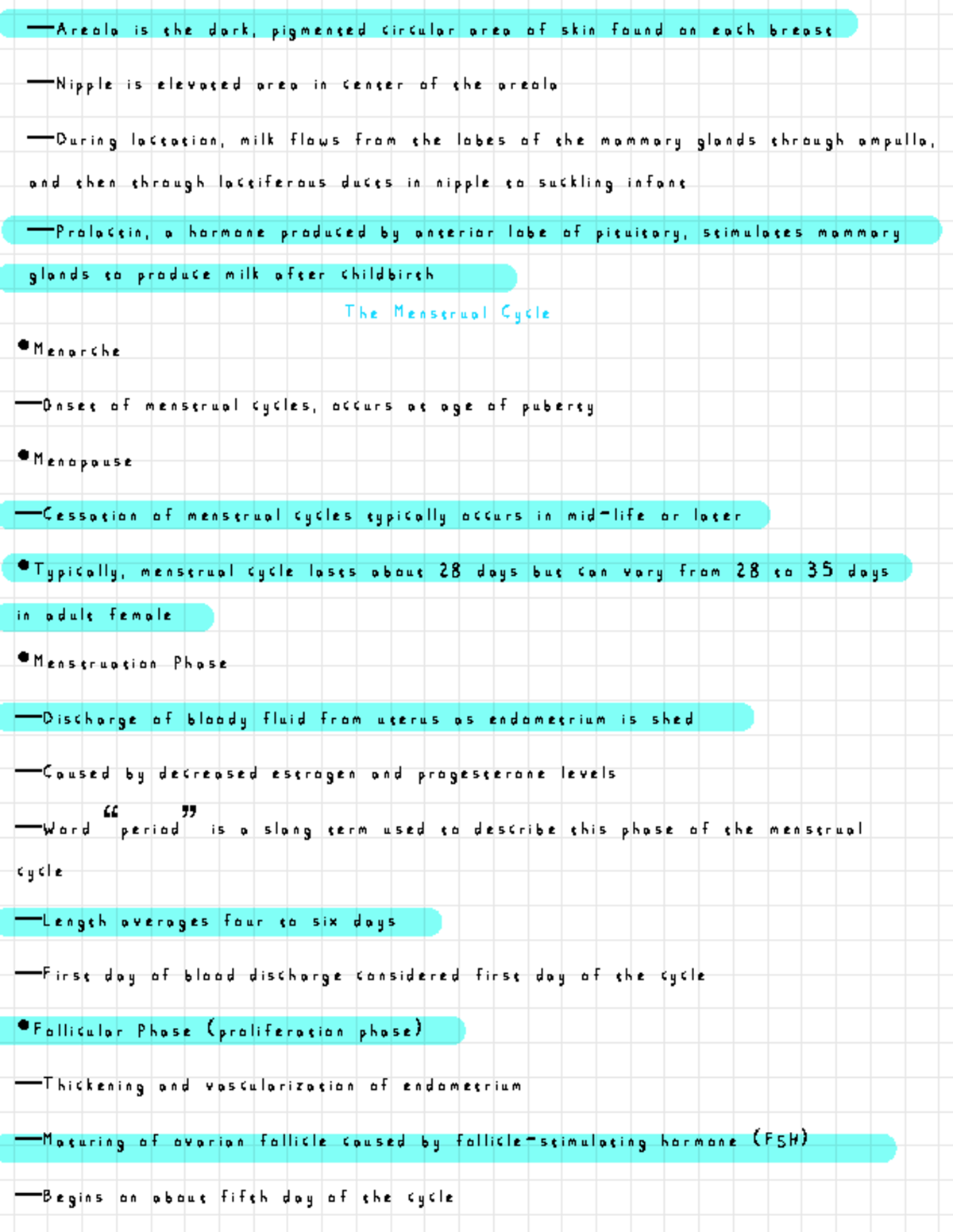 Reproductive System Part Two - Areola is the dark, pigmented circular ...