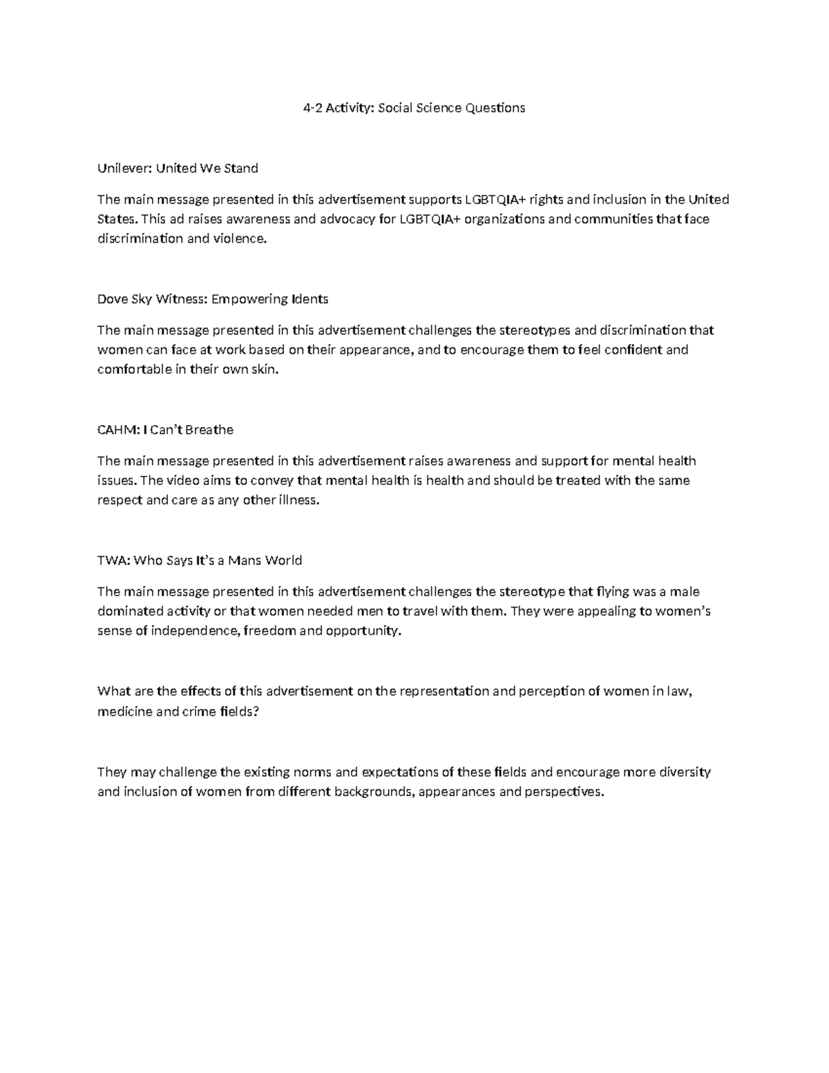 4-2 Activity Social Science Questions - 4-2 Activity: Social Science ...