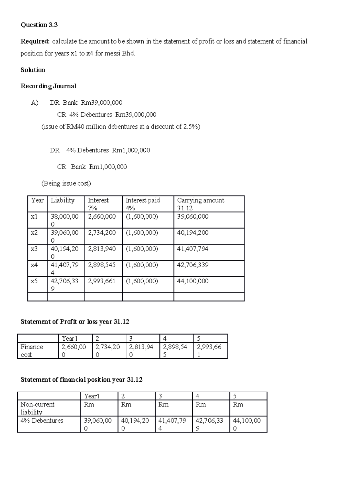 Chaptert 3 - Q3 - Share of Equity - Question 3. Required: calculate the ...