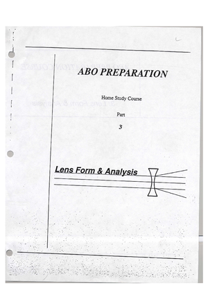 ABO Prep Part 1 Anatomy & Physiology - VCT 1101 - Studocu