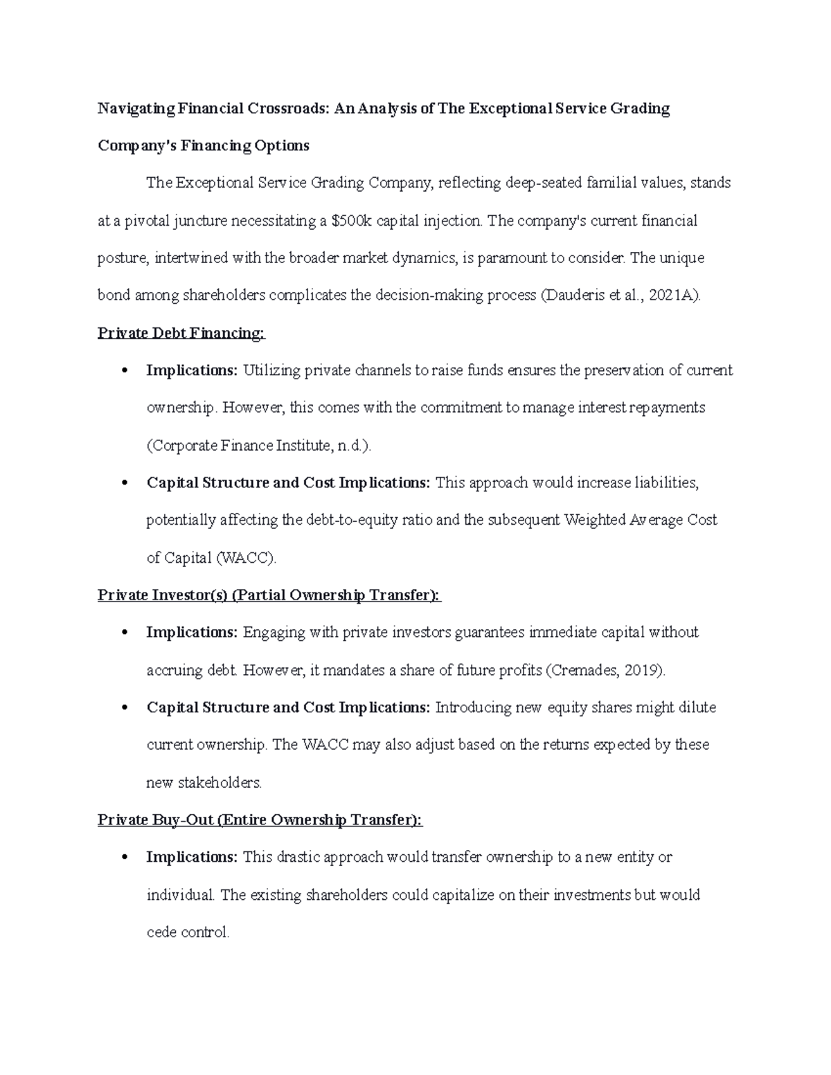 5111 discussion unit 7 - Navigating Financial Crossroads: An Analysis ...