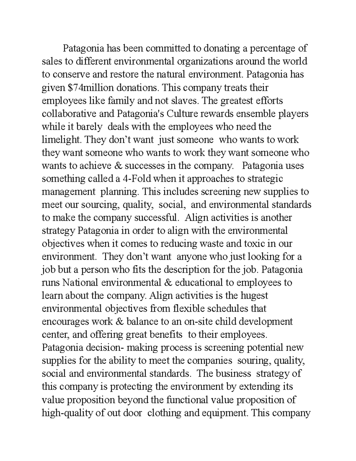 5.2 Application of the Fundamental Principles of Management gor A ...